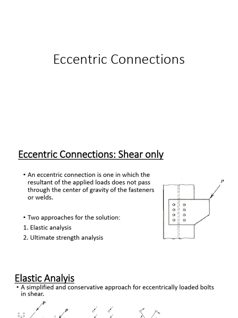 Eccentric Connections Example (ASD Solution) | PDF | Structural ...