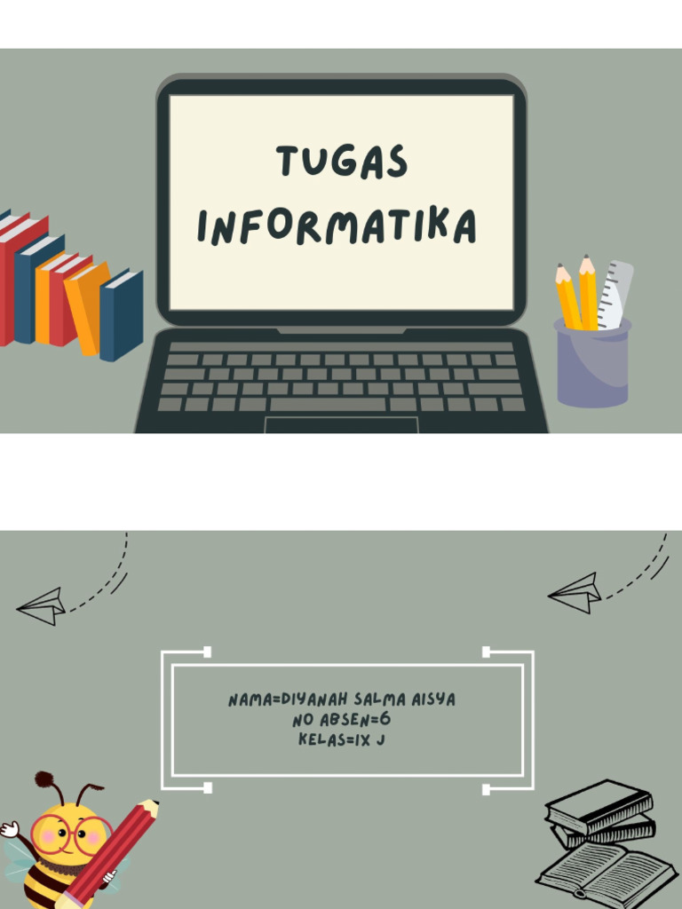 canva tentang cara mengenal komputer | PDF