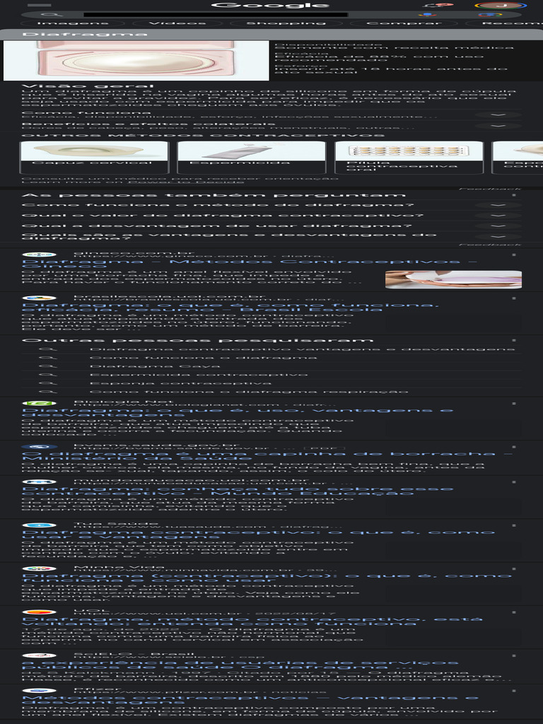 Diafragma Contraceptivo - Pesquisa Google | PDF | Anticoncepcionais ...