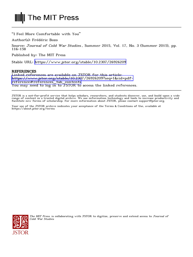 Bozo IFeelComfortable 2015 | PDF | German Reunification | Mikhail Gorbachev