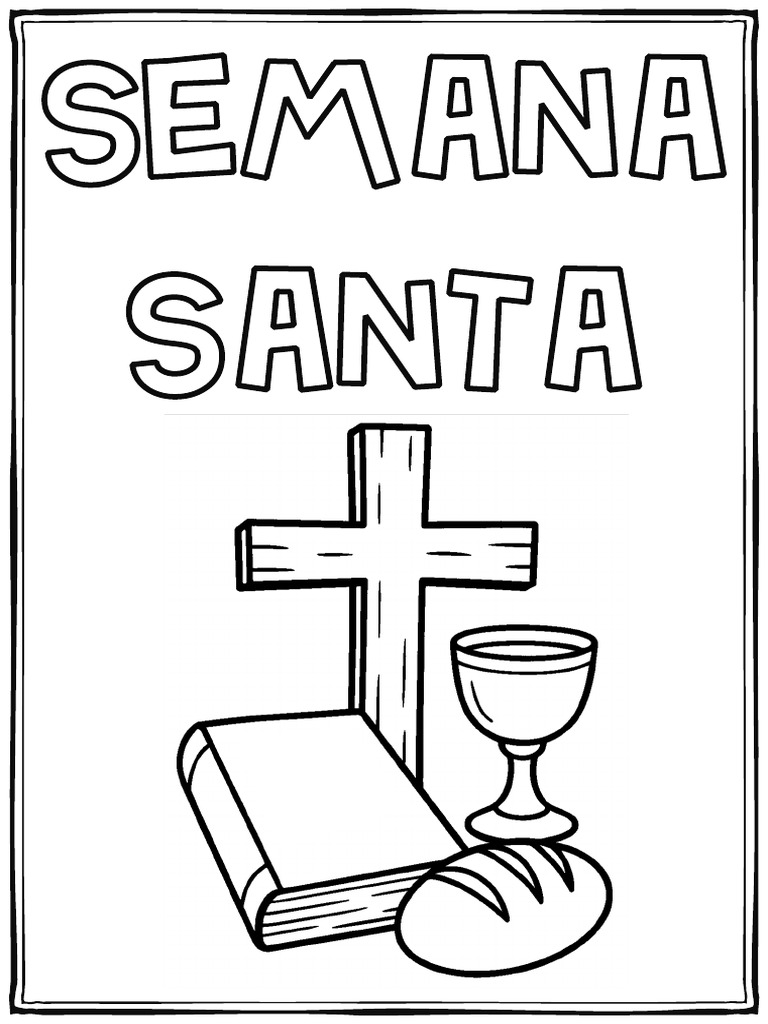 Colorear Semana Santa para Niños | PDF