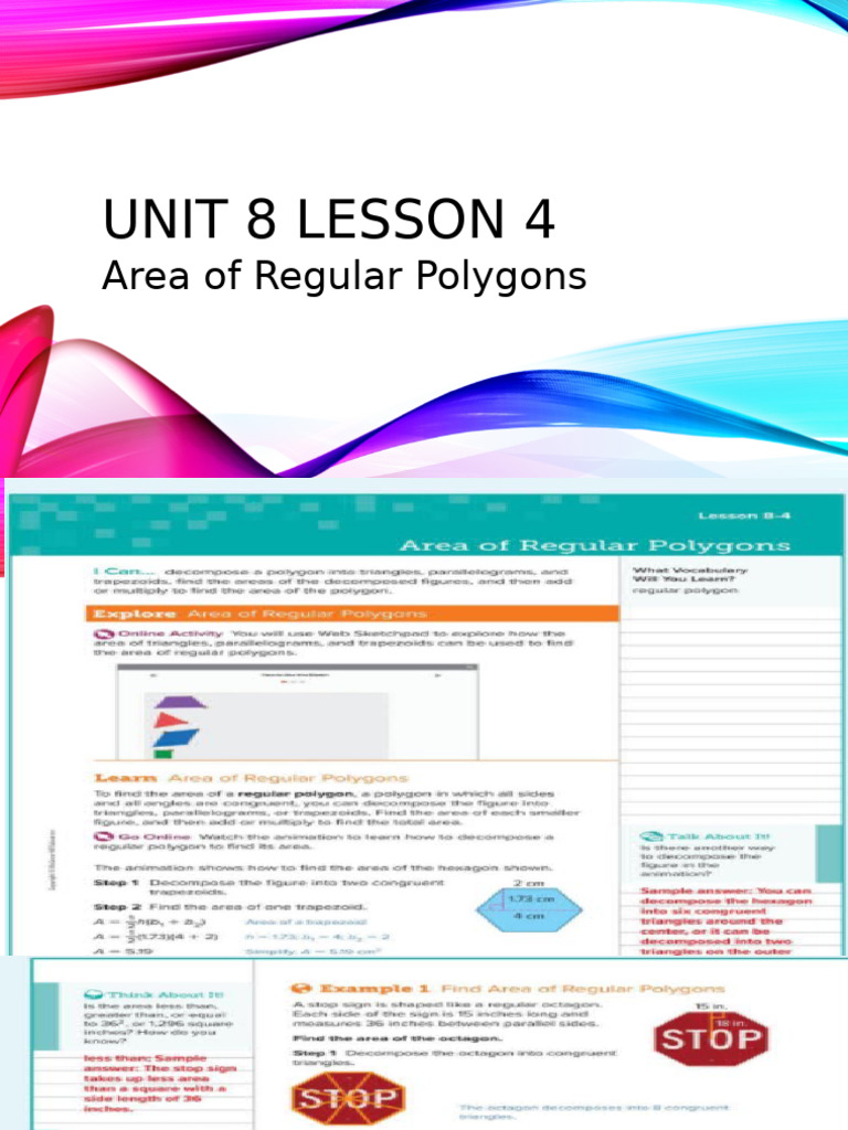 Unit 8 Lesson 4 | PDF
