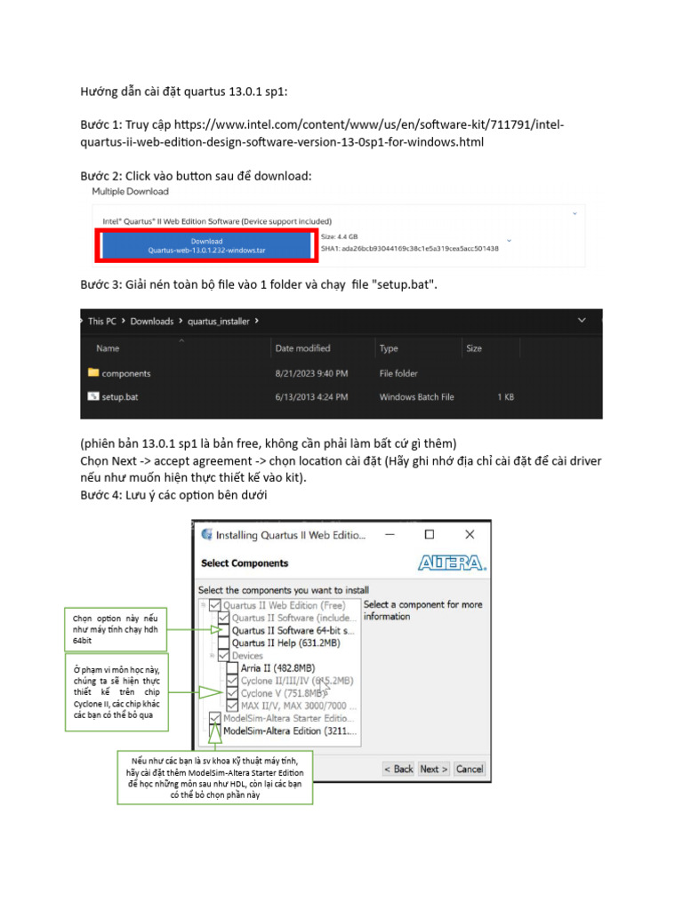 Install Quartus | PDF