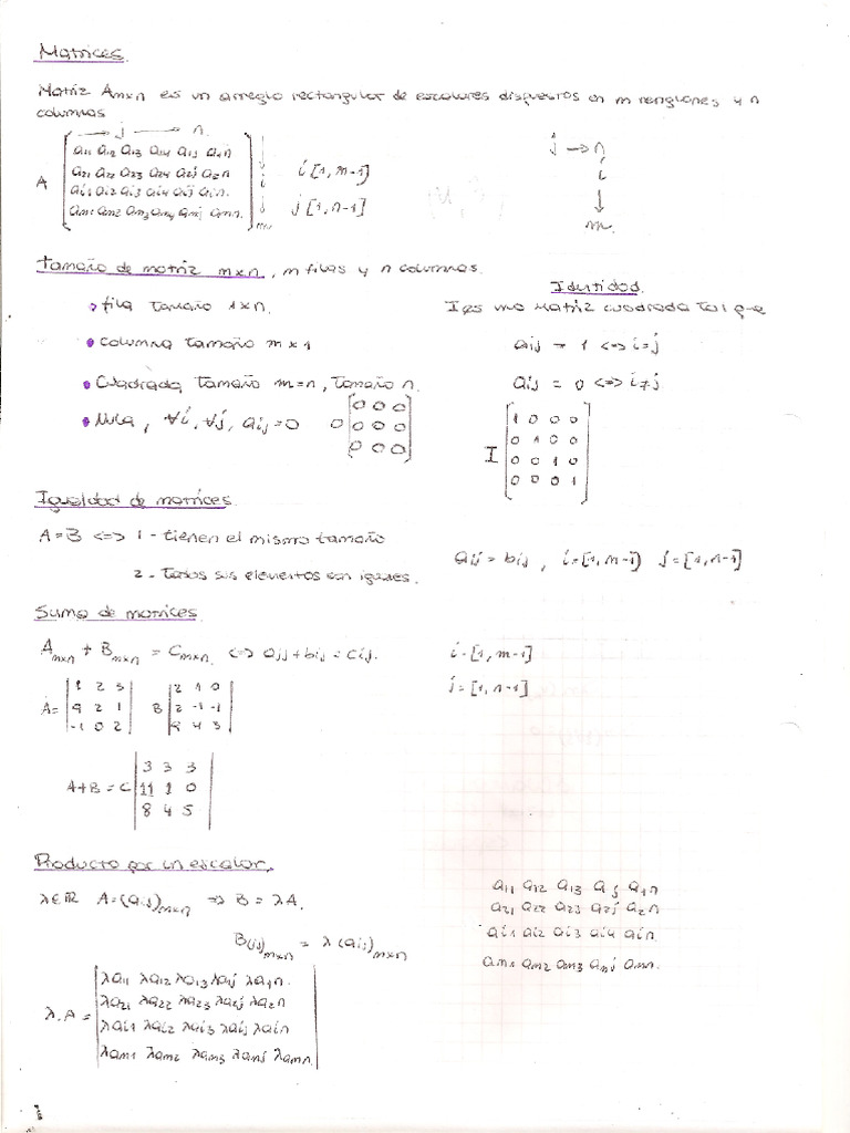 07 Matrices Determinantes Y Sistemas De Ecuaciones Pdf 7762