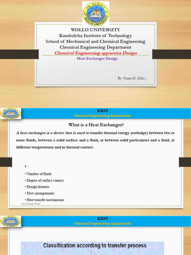 Lecturenote - 1428421634apparatus Design HX Design Chapter 1 | PDF ...