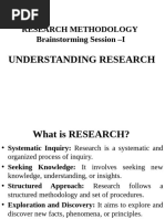 Research Methodology Lecture Notes | PDF