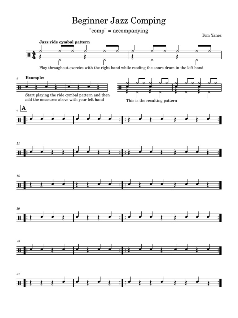 Beginner Jazz Comping | PDF