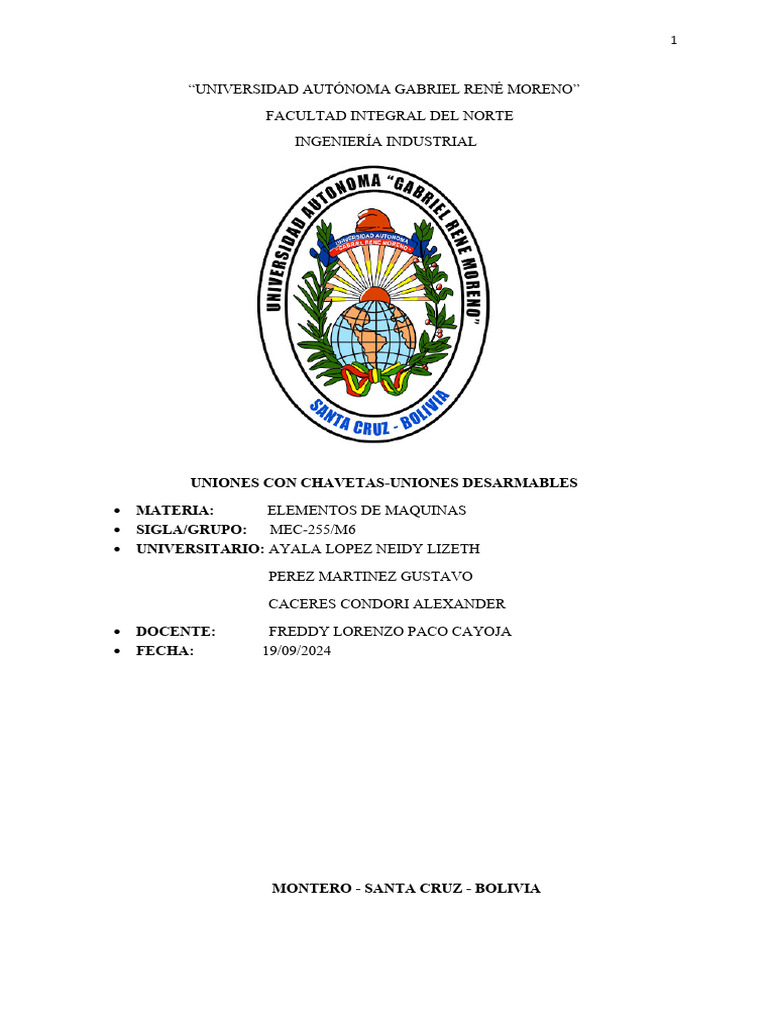 Uniones Con Chavetas-Uniones Desarmables | PDF | Remache | Ingeniería ...