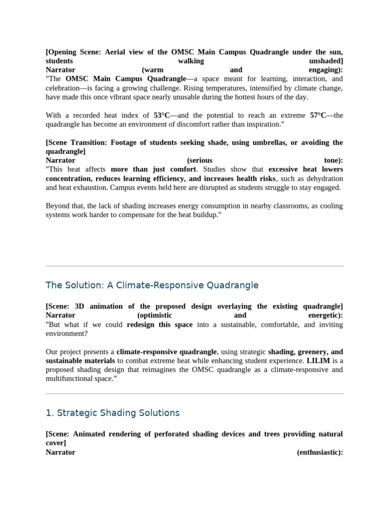 SAMPLE-SCRIPT | PDF | Water | Climate Change