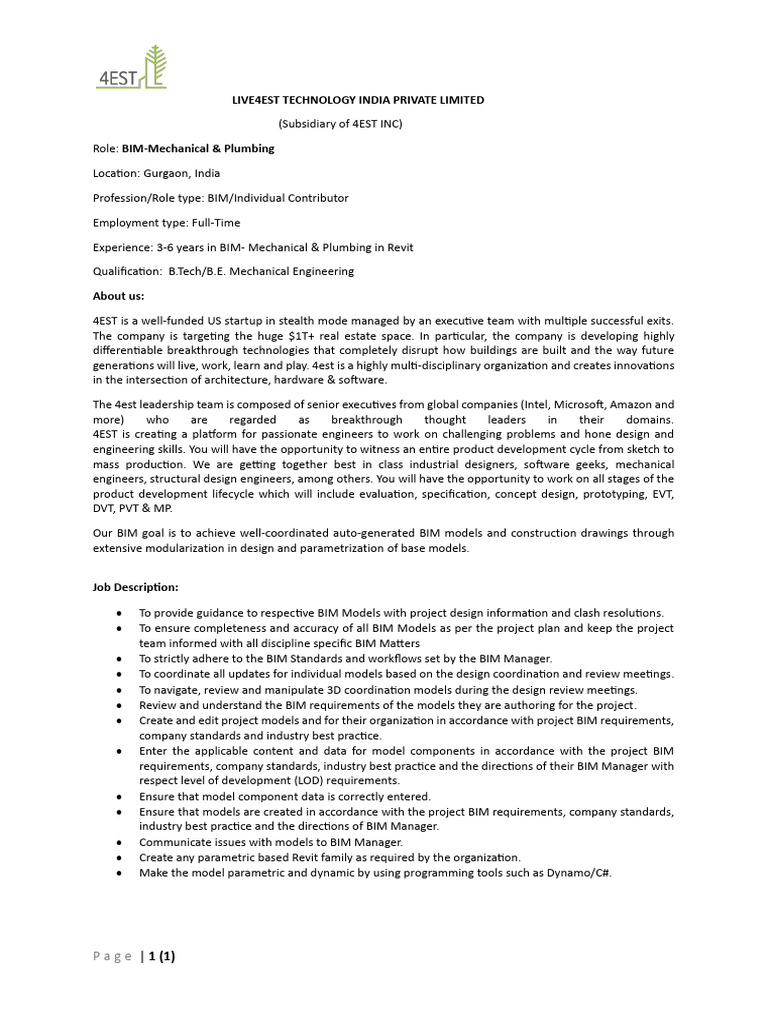 JD-BIM-Mechanical, Plumbing-1 | PDF | Building Information Modeling | Autodesk Revit