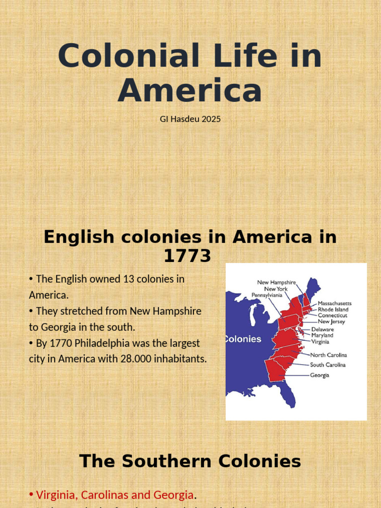 Colonial Life in America | PDF