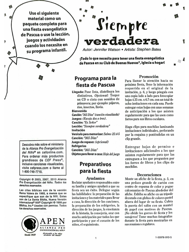 Siempre Verdadera | PDF