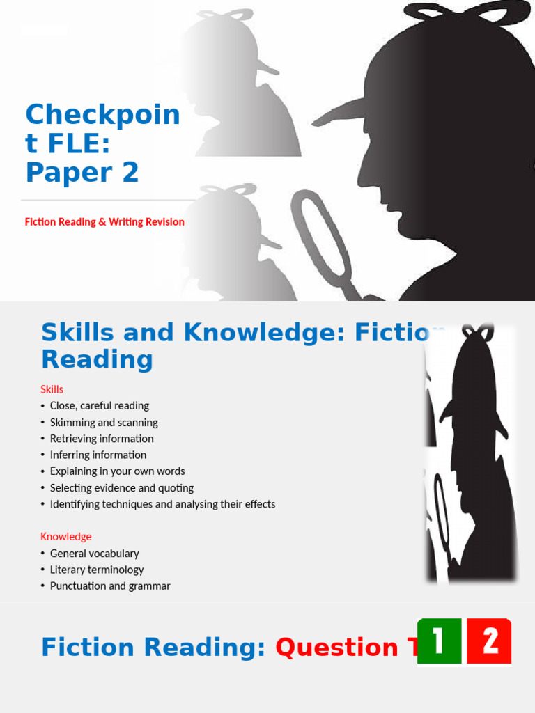 FLE Checkpoint Fiction Reading and Writing | PDF | Ellipsis