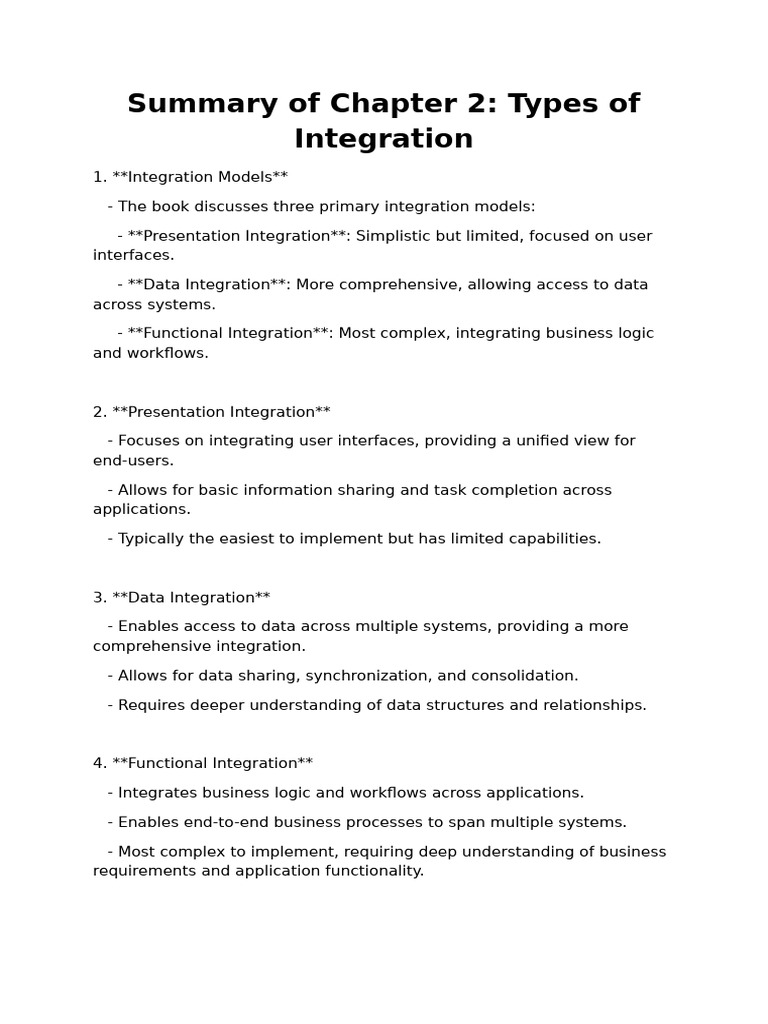 Summary of Chapter 2 | PDF
