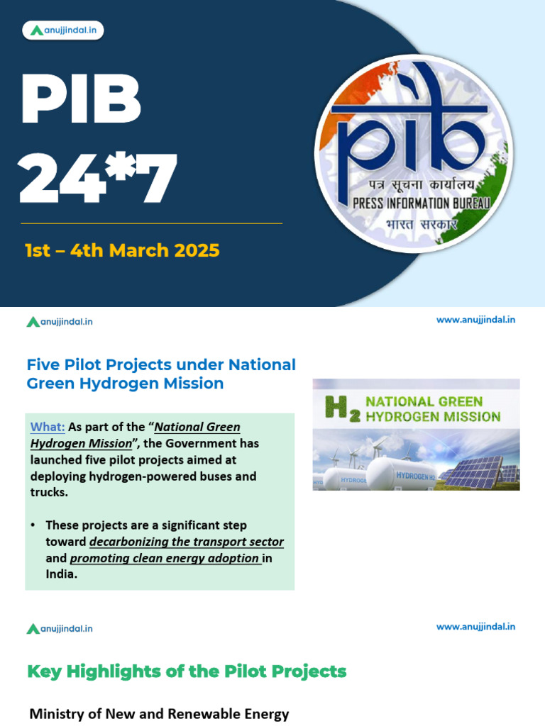 PIB March 2025 | PDF