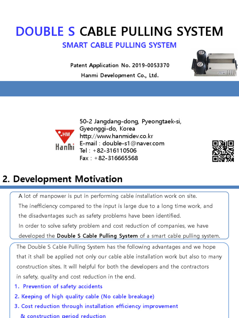 Double S Cable Pulling System-1 | PDF | Power Inverter | Equipment