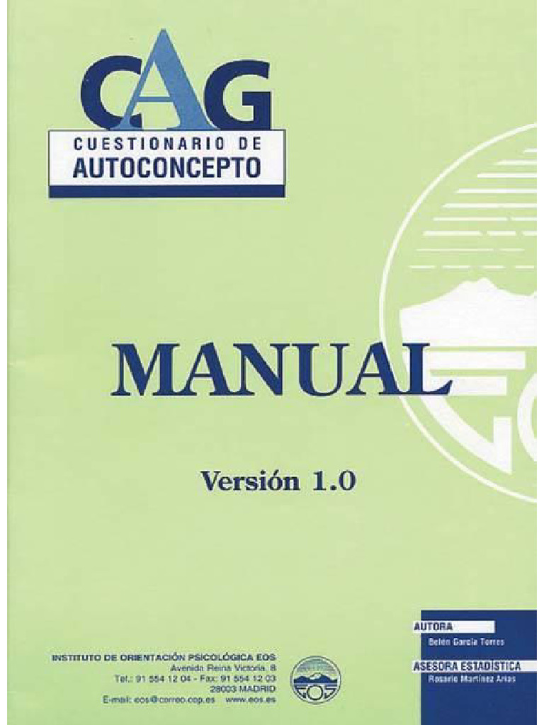 Manual CAG Autoconcepto PDF | PDF