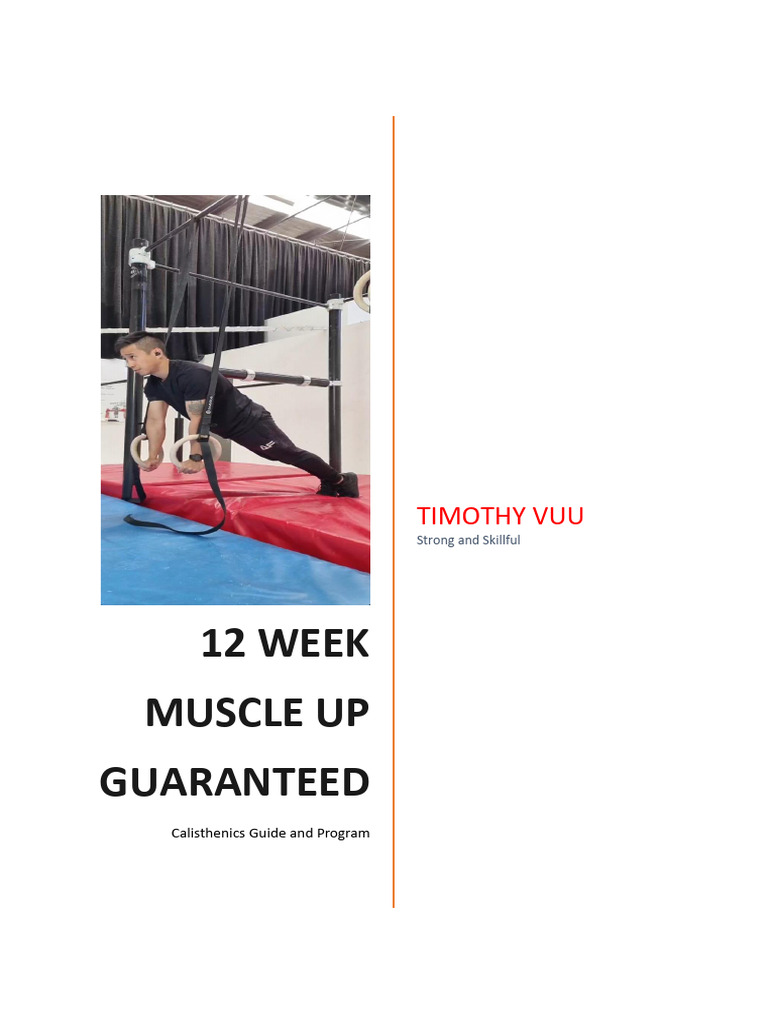 Free 12 Week Muscle Up Guide and Program Strong Skillful | PDF ...