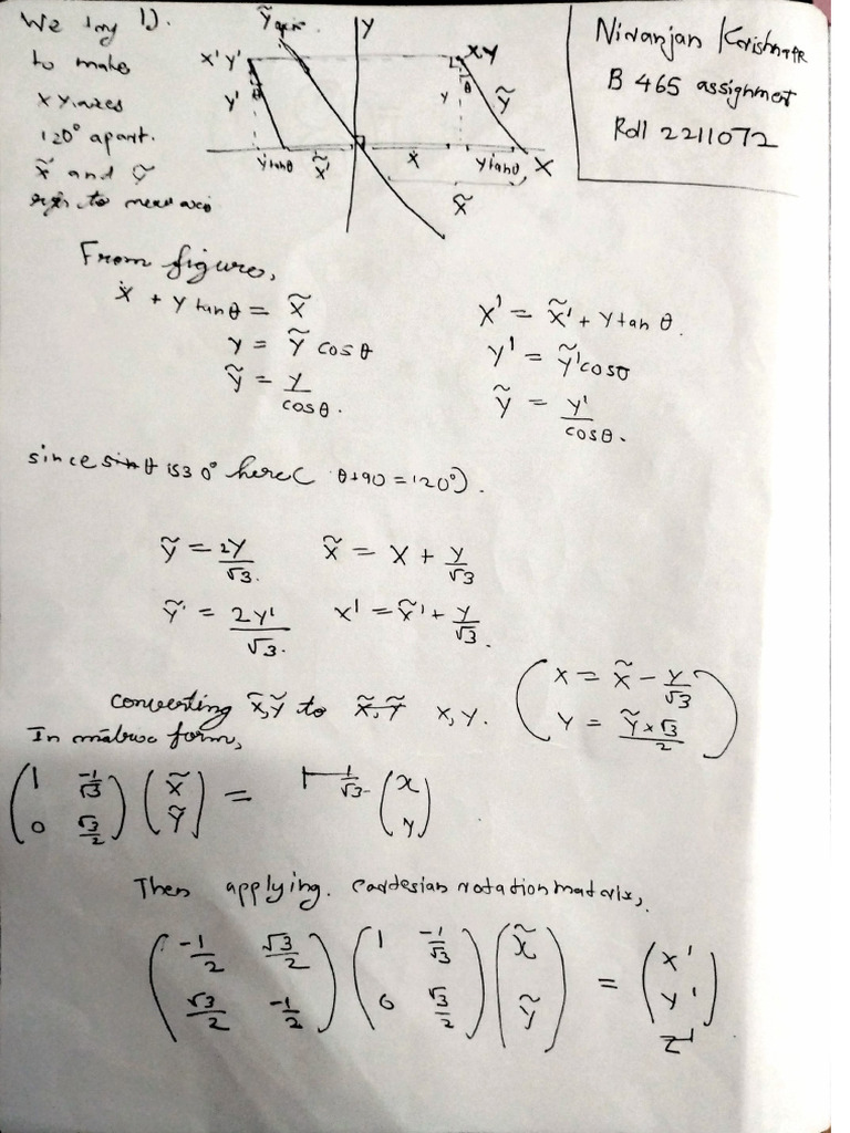 B465 Assignment 1 2211072 - Niranjan Krishna | PDF