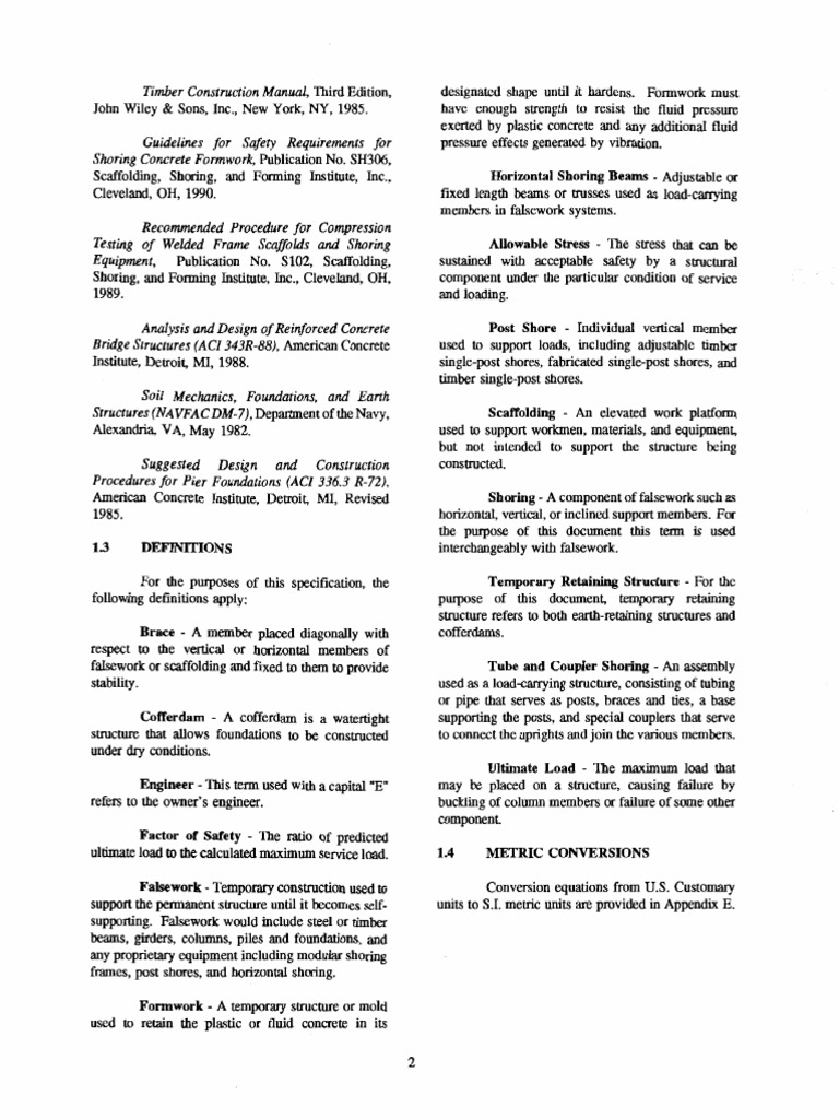 Bridge Design Guide For Temporary Works 1990 PT 4 | PDF | Structural ...