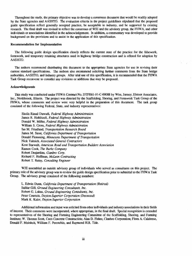 Bridge Design Guide for Temporary Works 1990 Pt 6 | PDF | Gallon | Foot ...