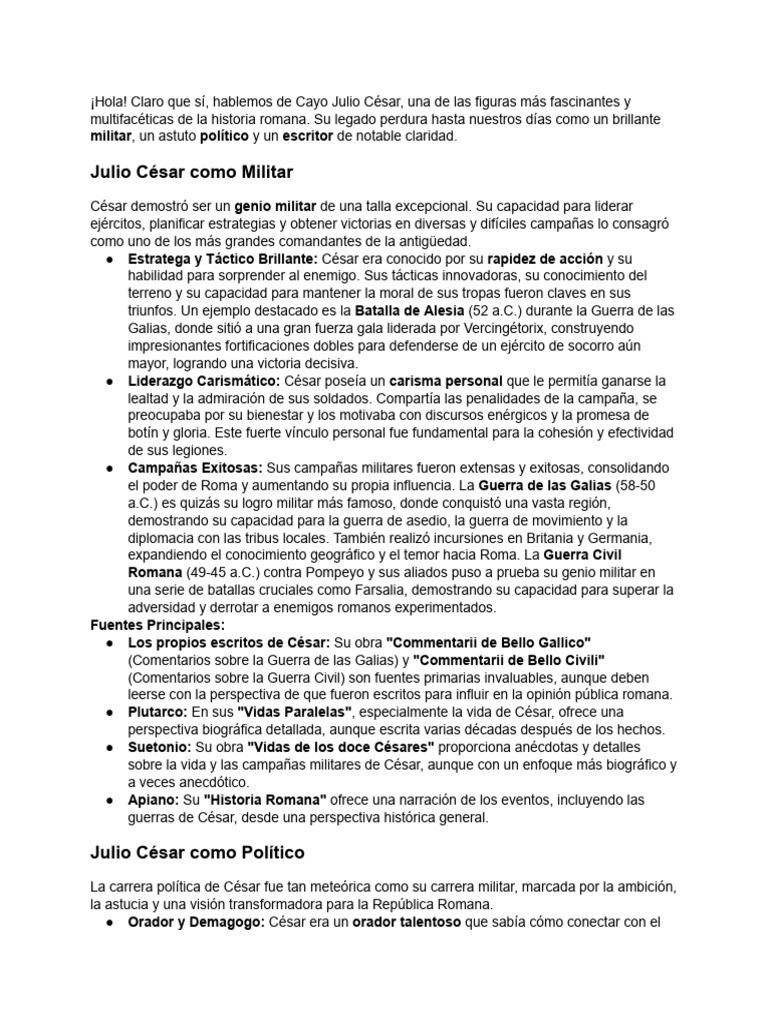 Wa0003. | PDF | Julio César | Republica Romana