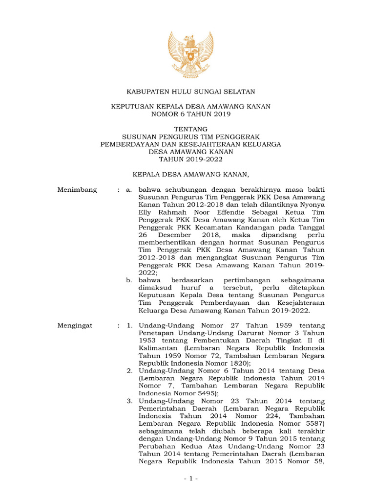 SK TP - PKK Akn - 2019-2022 - A4 | PDF