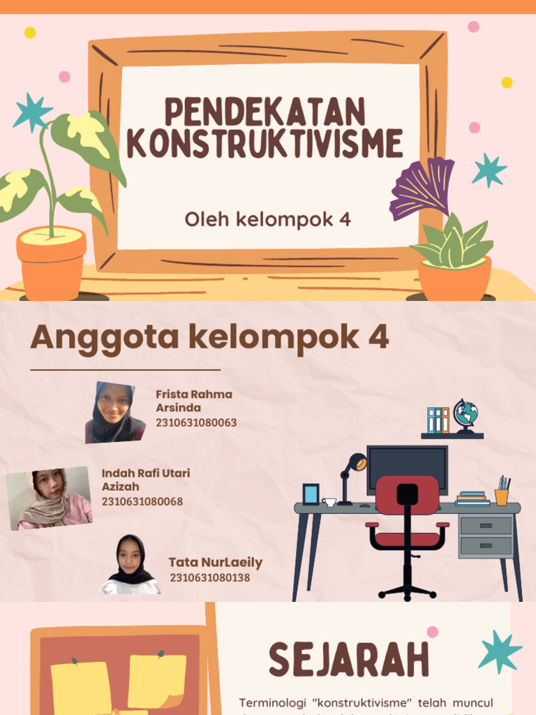 Kelompok 4 Pendekatan Konstruktivisme | PDF