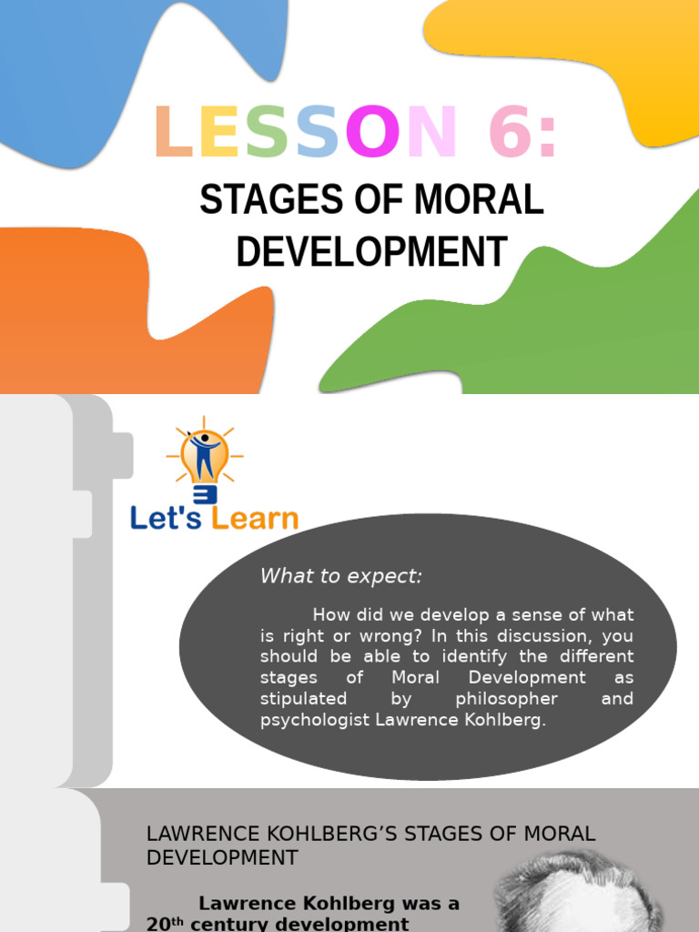 Lesson-Stages-of-Moral-Development | PDF | Liberal Arts Education ...
