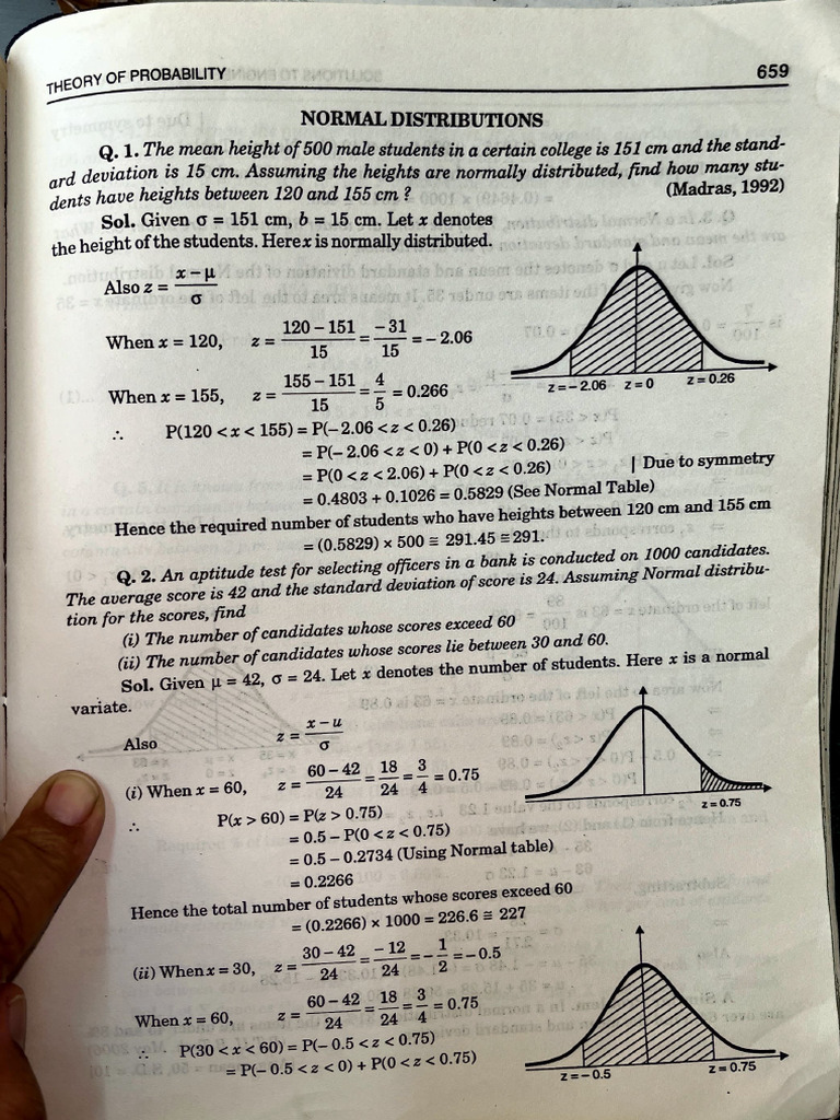 Questions Normal Distribution Pdf