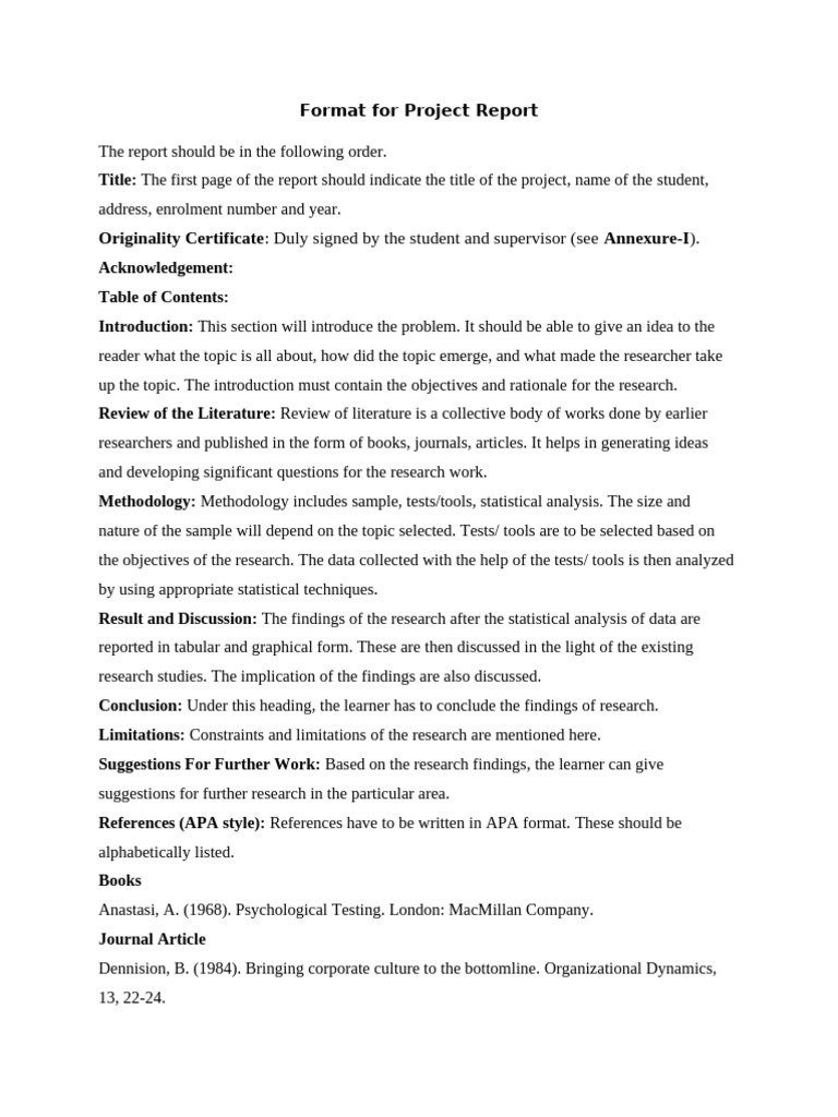 Final Project Report Format | PDF | Statistics | Methodology