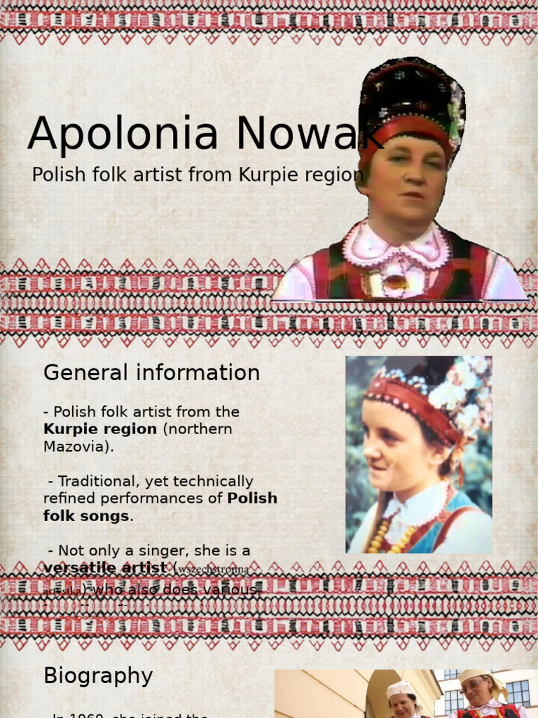 Apolonia Nowak Prezentacja - Makary Pelc | PDF