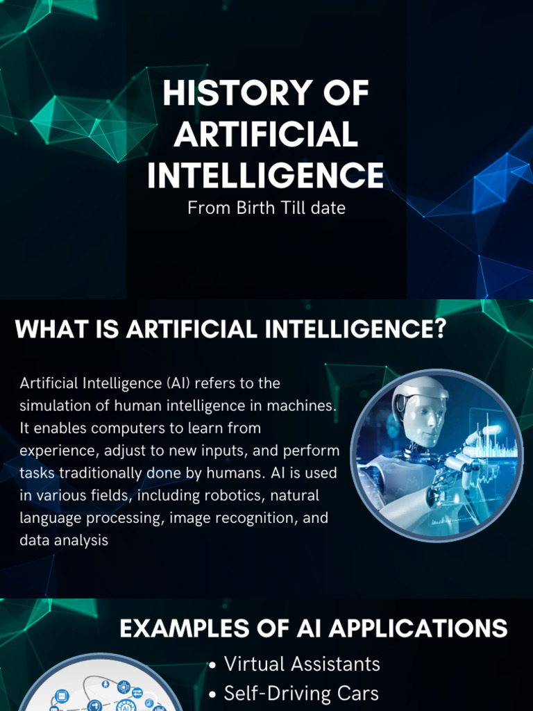 Module 1 History of Artificial Intelligence | PDF | Artificial ...