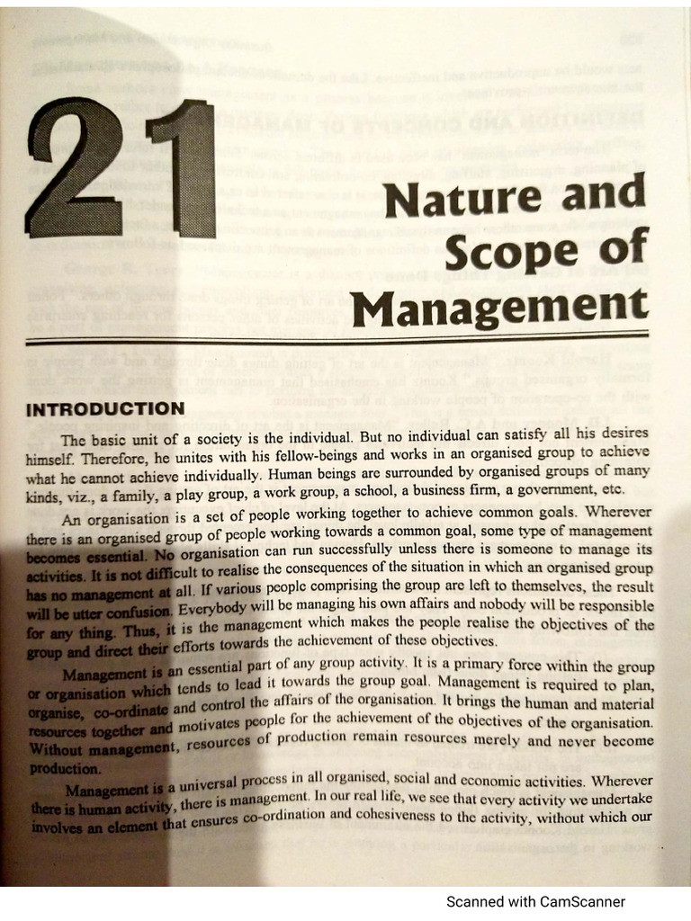 Introduction to Management | PDF