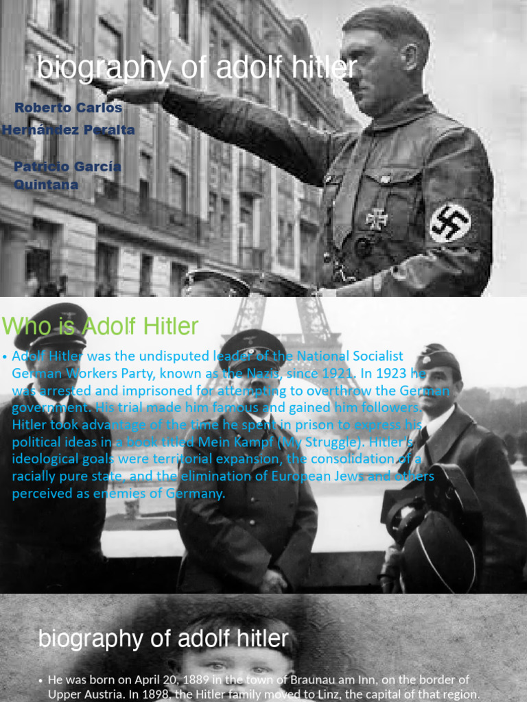 Biography of Adolf Hitler | PDF