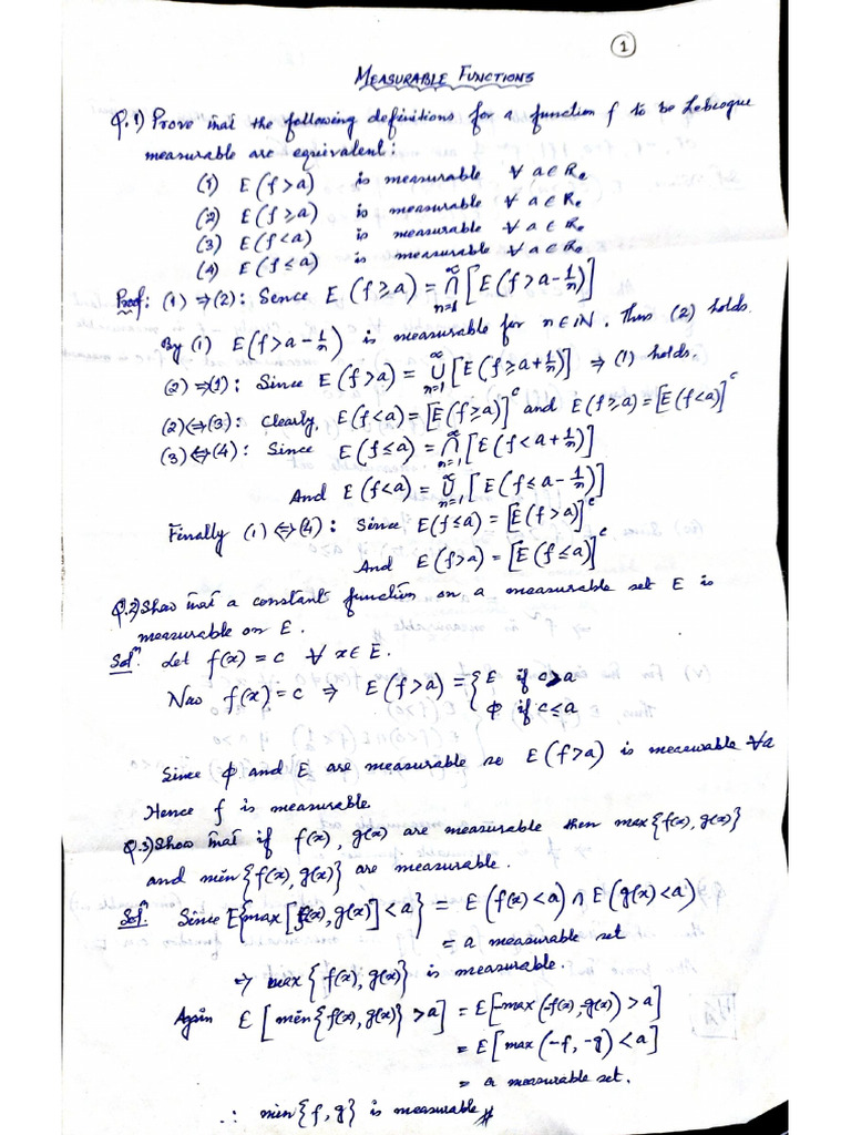Measure Thoery (Unit-02) | PDF