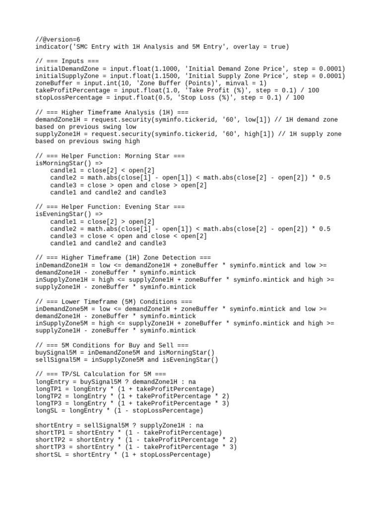 SMC Entry With 1H Analysis and 5M Entry | PDF | Computer Engineering | Electronics