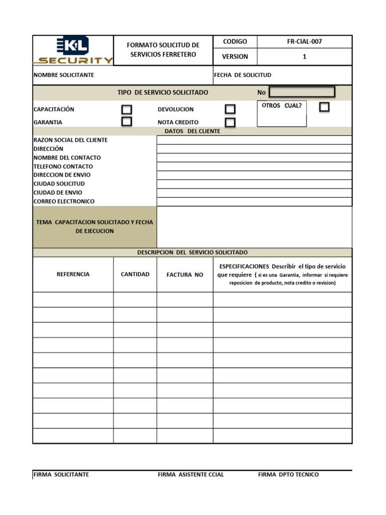 Formato Devolución 1 | PDF
