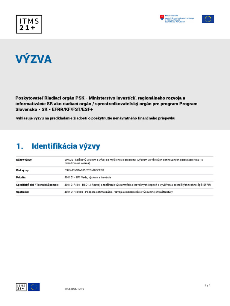 Výzva PSK-MSVVM-021-2024-DV-EFRR | PDF