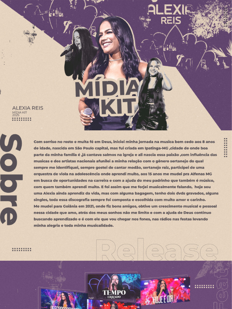 Press Kit Alexia Reis | PDF