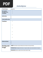 Amlodipine 10 MG Tablets - Summary of Product Characteristics (SMPC ...
