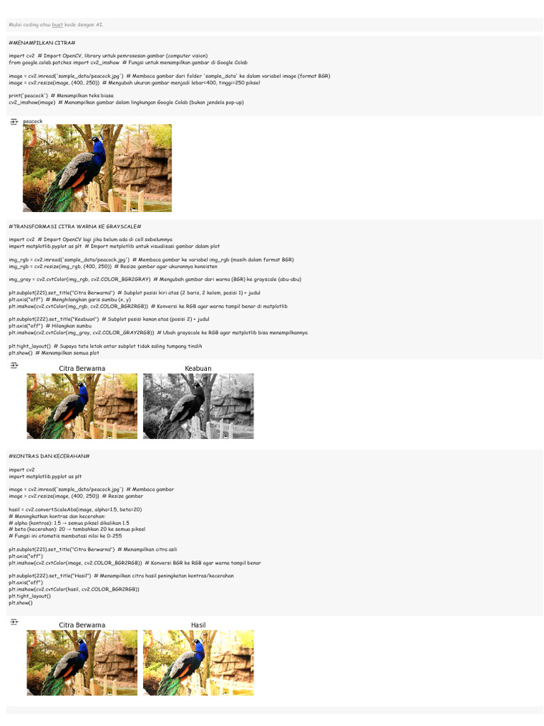 Latihan Pertemuan 5 - Colab | PDF