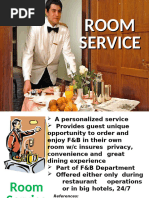 Room Service Sequence Overview | PDF
