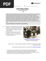 First They Came by Martin Niemöller - 0 | PDF