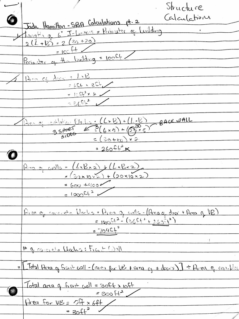 Building Area Calculations | PDF