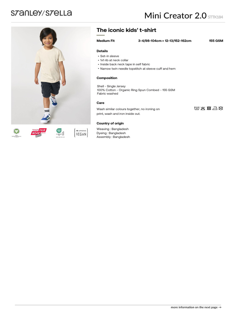 Mini Creator 2.0 STTK184 | PDF | Clothing