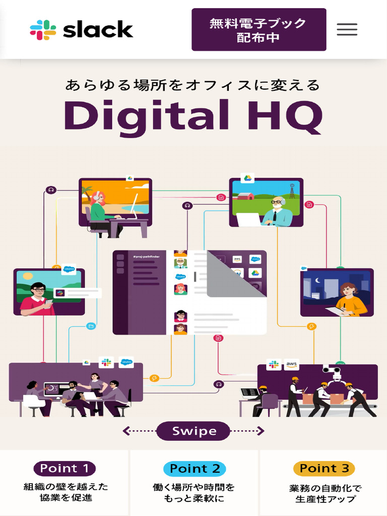 Digital HQ で新しい働き方を Slack | PDF