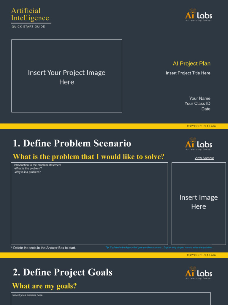 AI Project Plan Template Student 2 | PDF | Machine Learning ...
