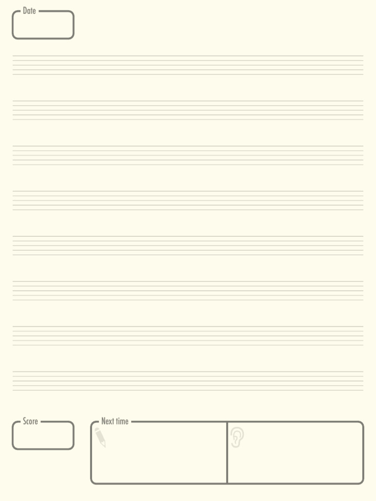 Lesson Notation - Template | PDF