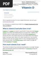 Vitamin D Overview and Toxicity Management | PDF | Vitamin D | Vitamin